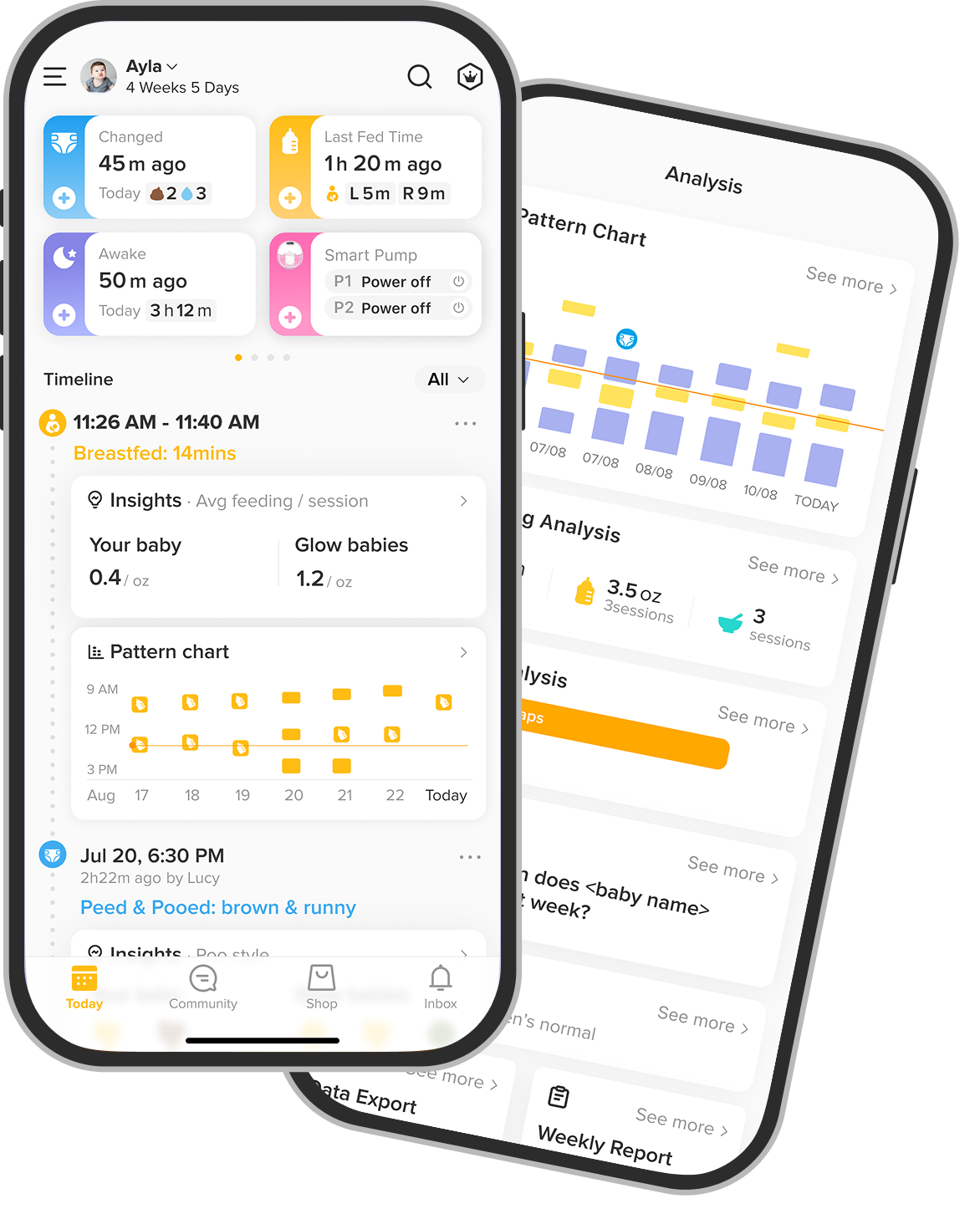 Free Baby Tracker App by Glow (iOS & Android) | Feedings & More